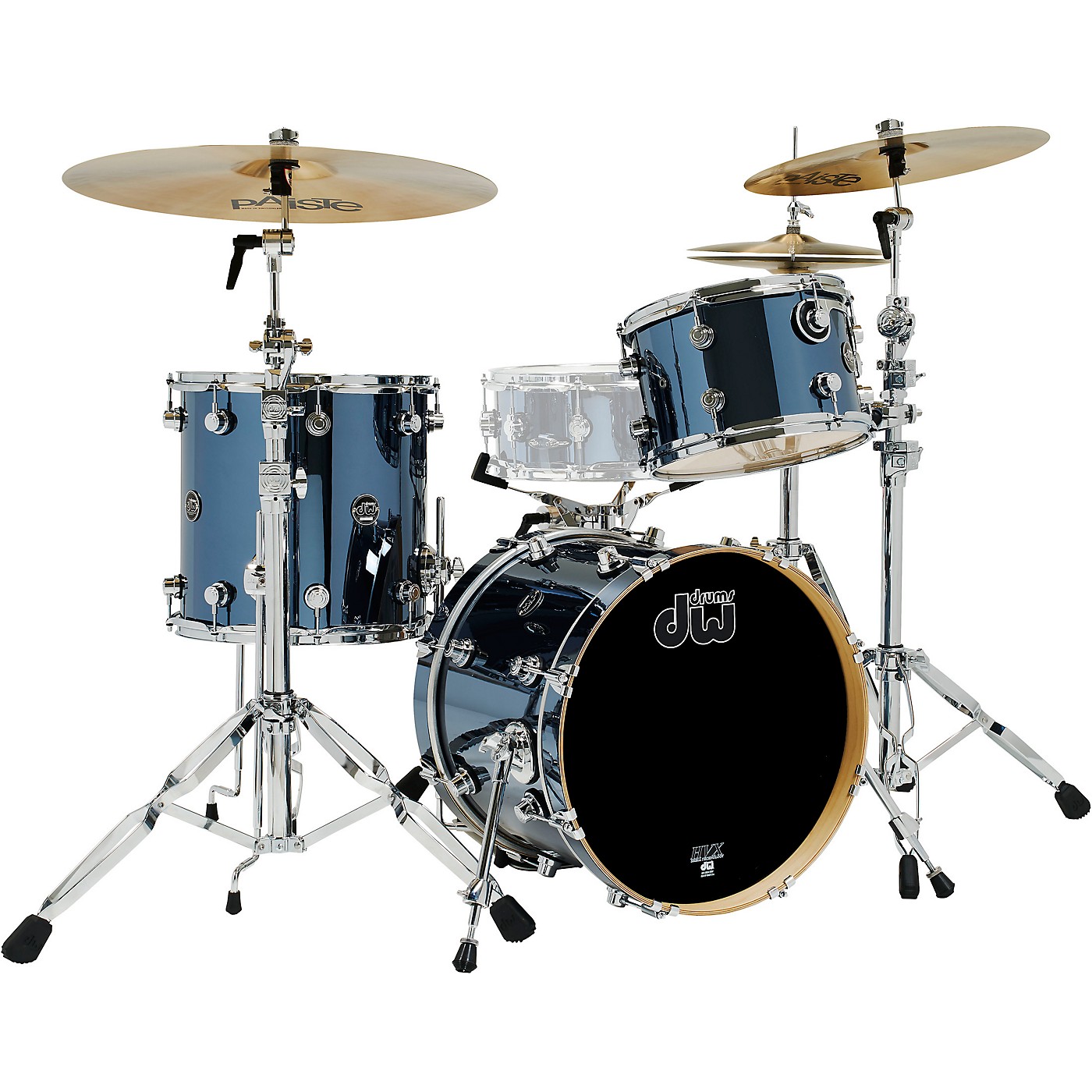 DW 3-Piece Performance Series Shell Pack Chrome Shadow - Woodwind ...