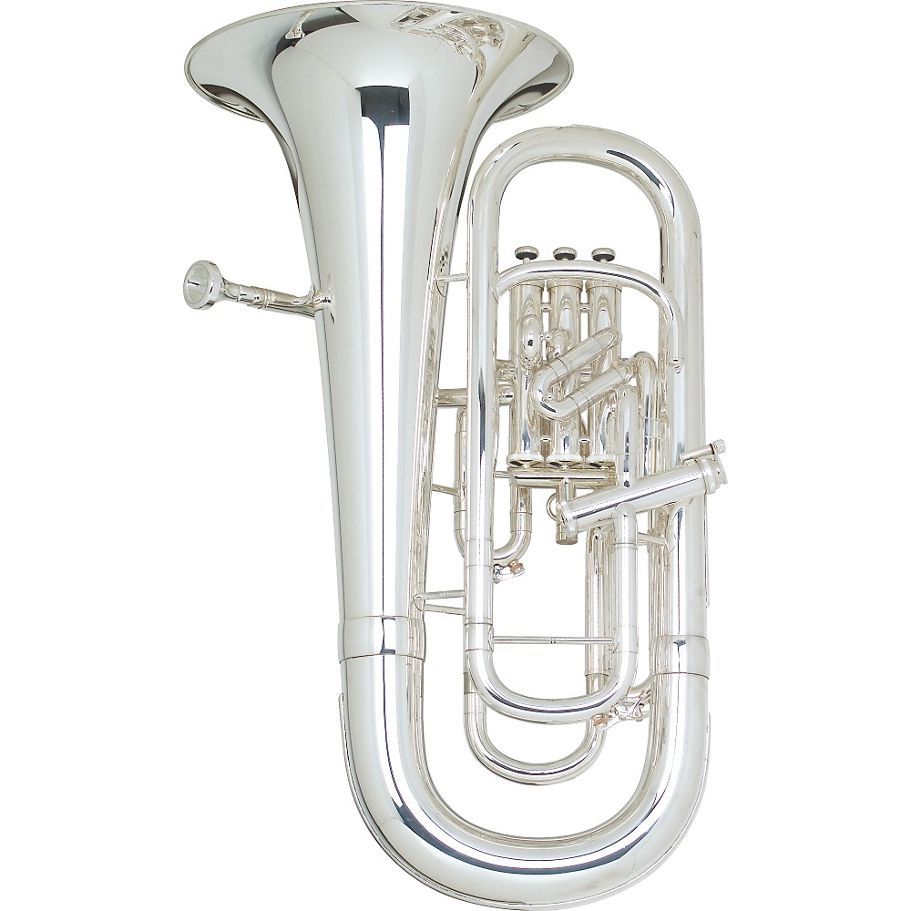 Miraphone M5000 Ambassador Series Compensating Euphonium M5000s Silver ...
