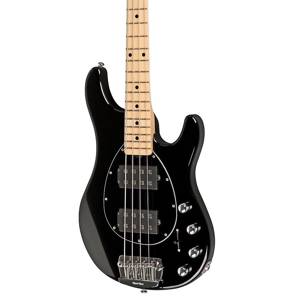Music Man Sterling Hh 4-string Bass Black Maple Fretboard | Yakimia