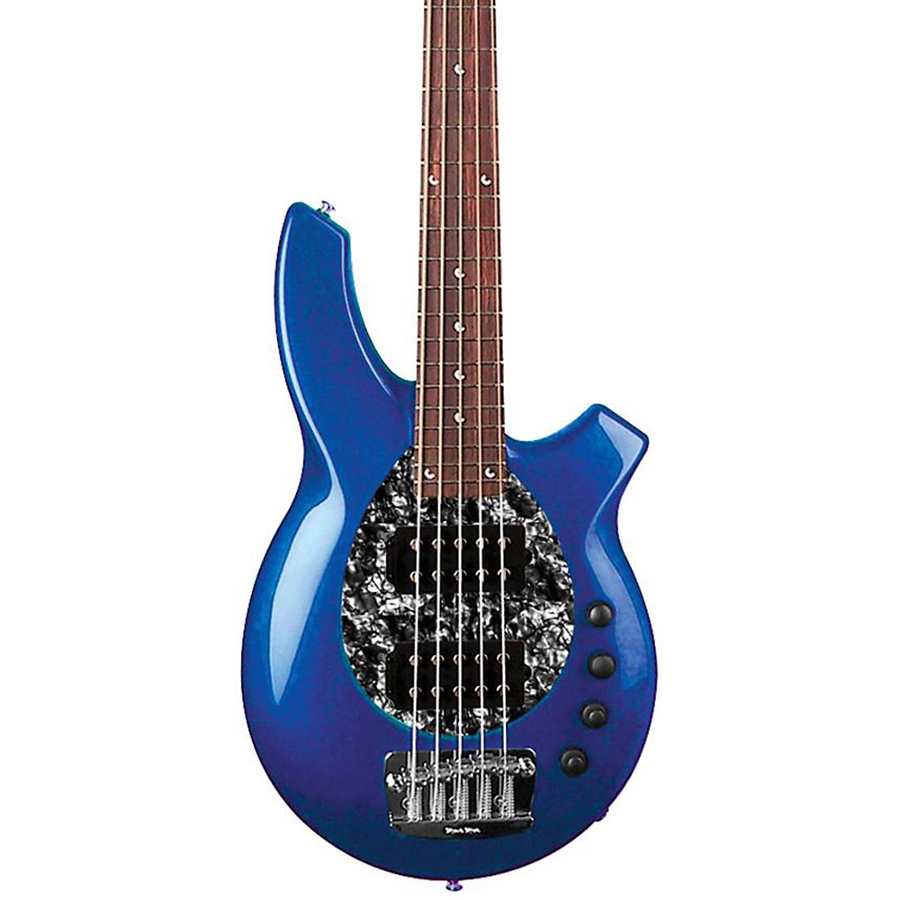 Music Man Bongo 5-string Bass With 2 Humbucker Pickups Blue Pearl | Fanix