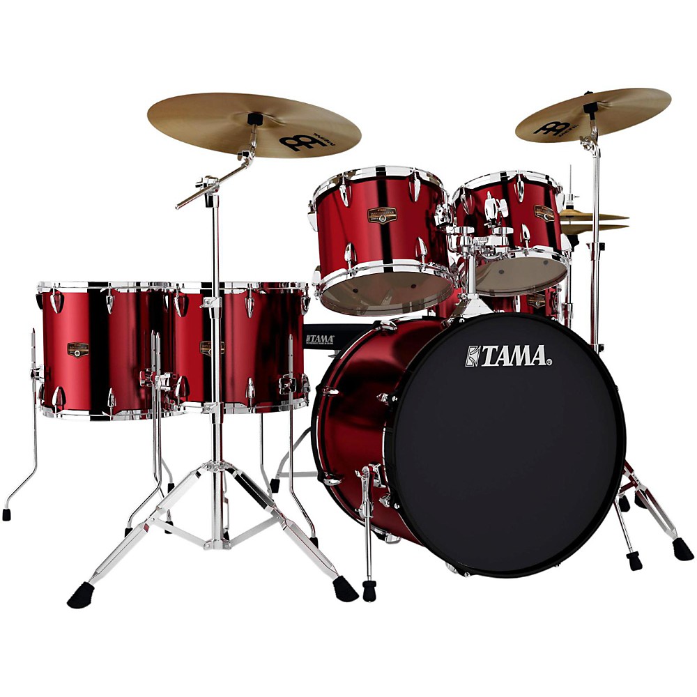 Tama Imperialstar 6-piece Drum Kit With Cymbals Vintage Red | Zoomtune