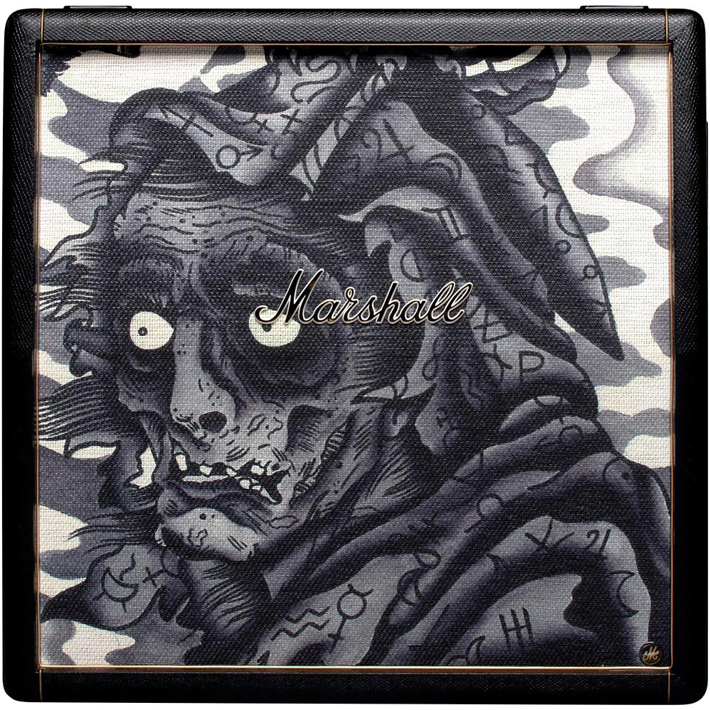 Marshall Custom Tattoo 1960a Phil Kyle 4×12 Guitar Cabinet Black | Zadel