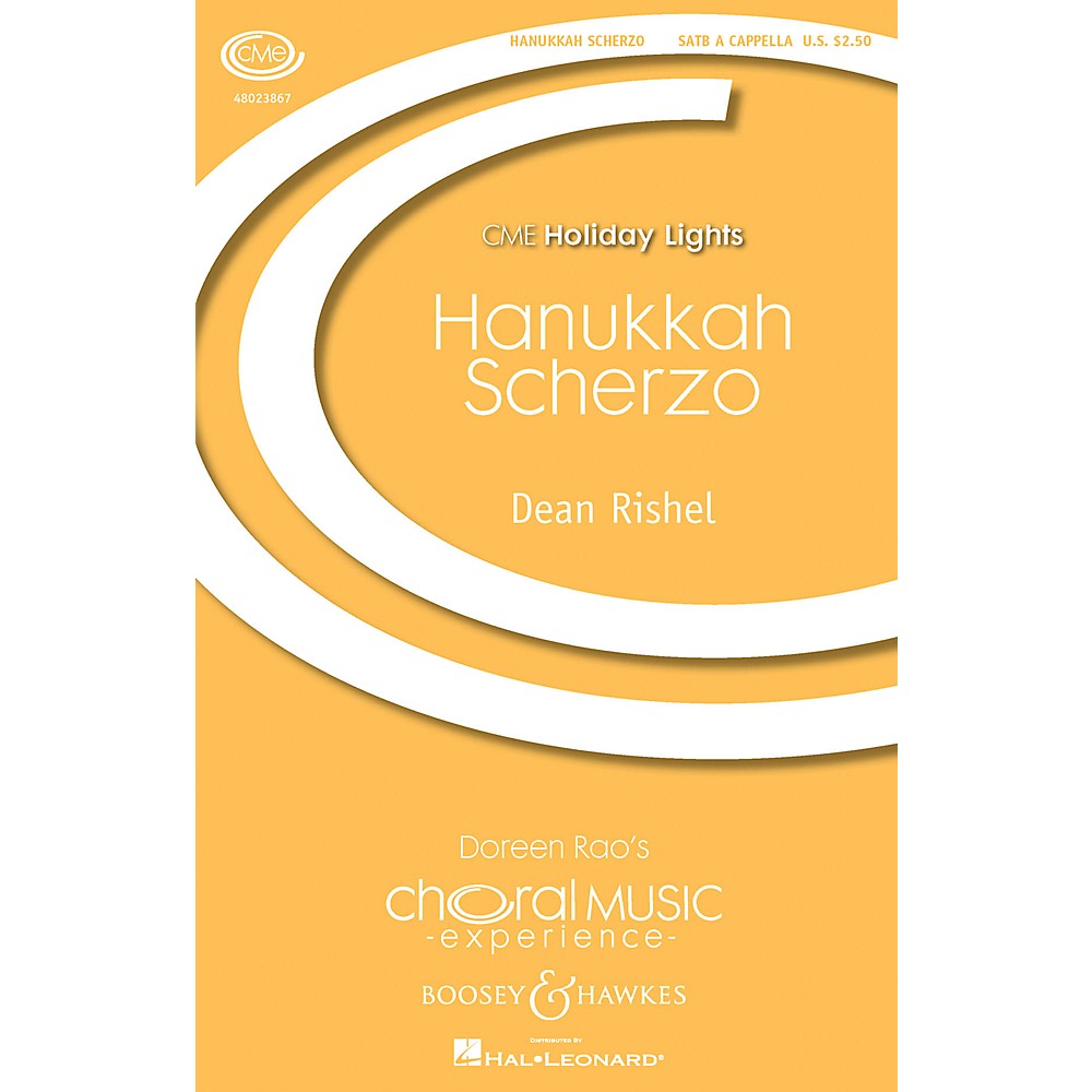 Hanukkah Scherzo (cme Holiday Lights) SATB a Cappella Composed by Dean ...
