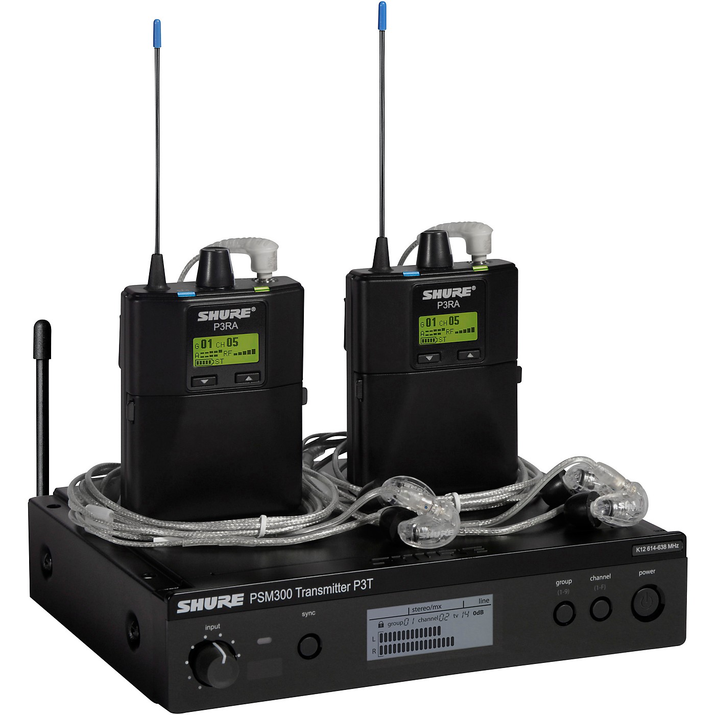 Shure PSM 300 TwinPack Pro Frequency H20 - Woodwind & Brasswind